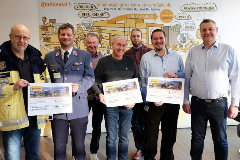 Conti Temic GmbH spendet 18 000 Euro