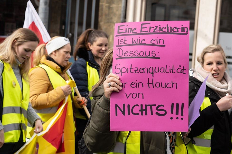 350 Beschäftigte der Schanzer Kitas streiken